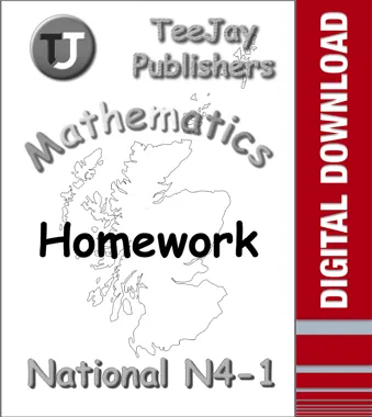TeeJay National 4 Mathematics Homework Pack (Book 1)