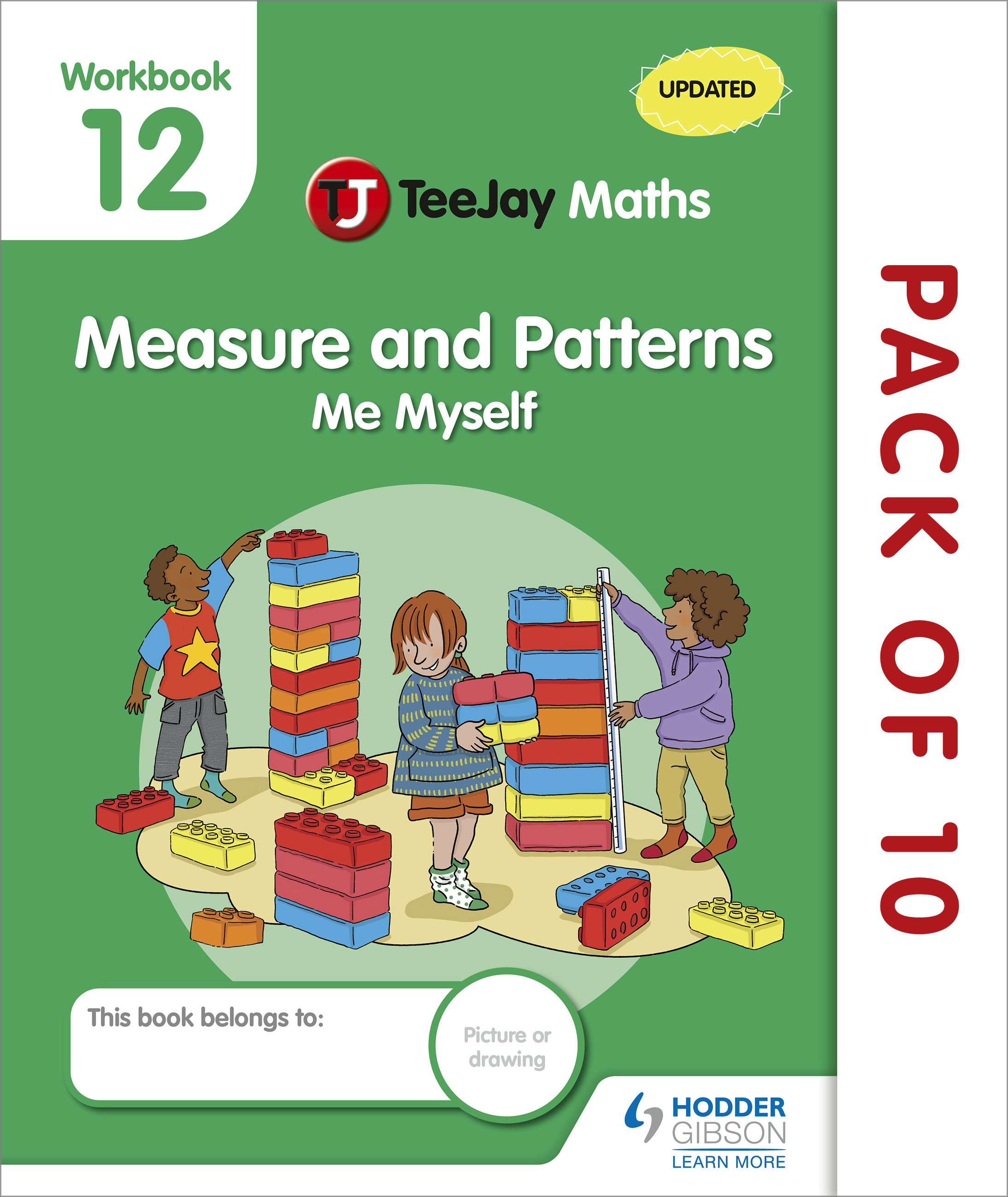TeeJay Maths CfE Early Level Workbook 12 (Pack of 10): Measure and ...