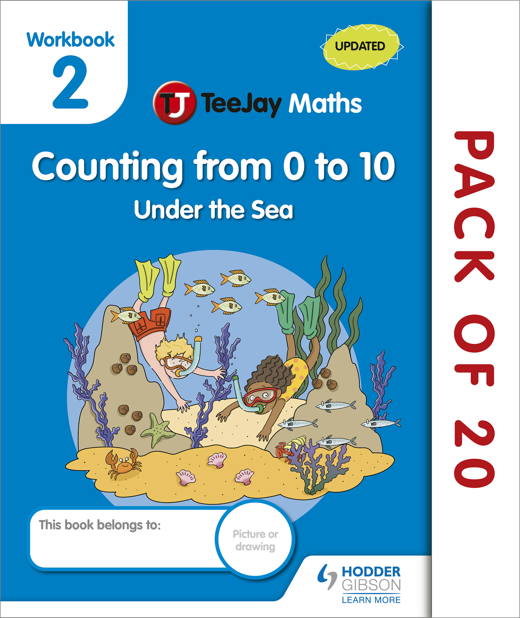 TeeJay Maths CfE Early Level Workbook 2 (Pack of 20): Counting from 0 ...