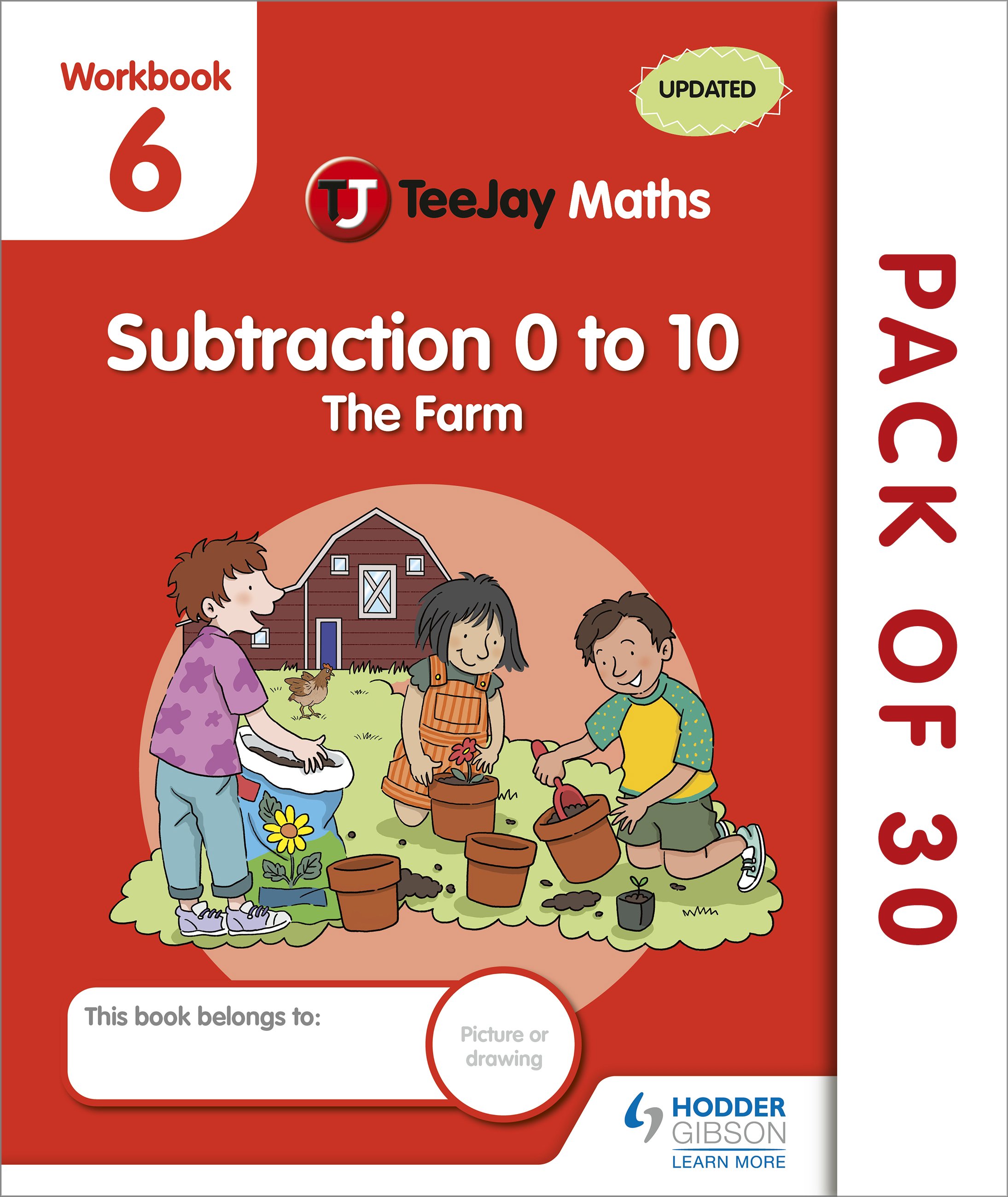 TeeJay Maths CfE Early Level Workbook 6 (Pack of 30): Subtraction 0 to ...