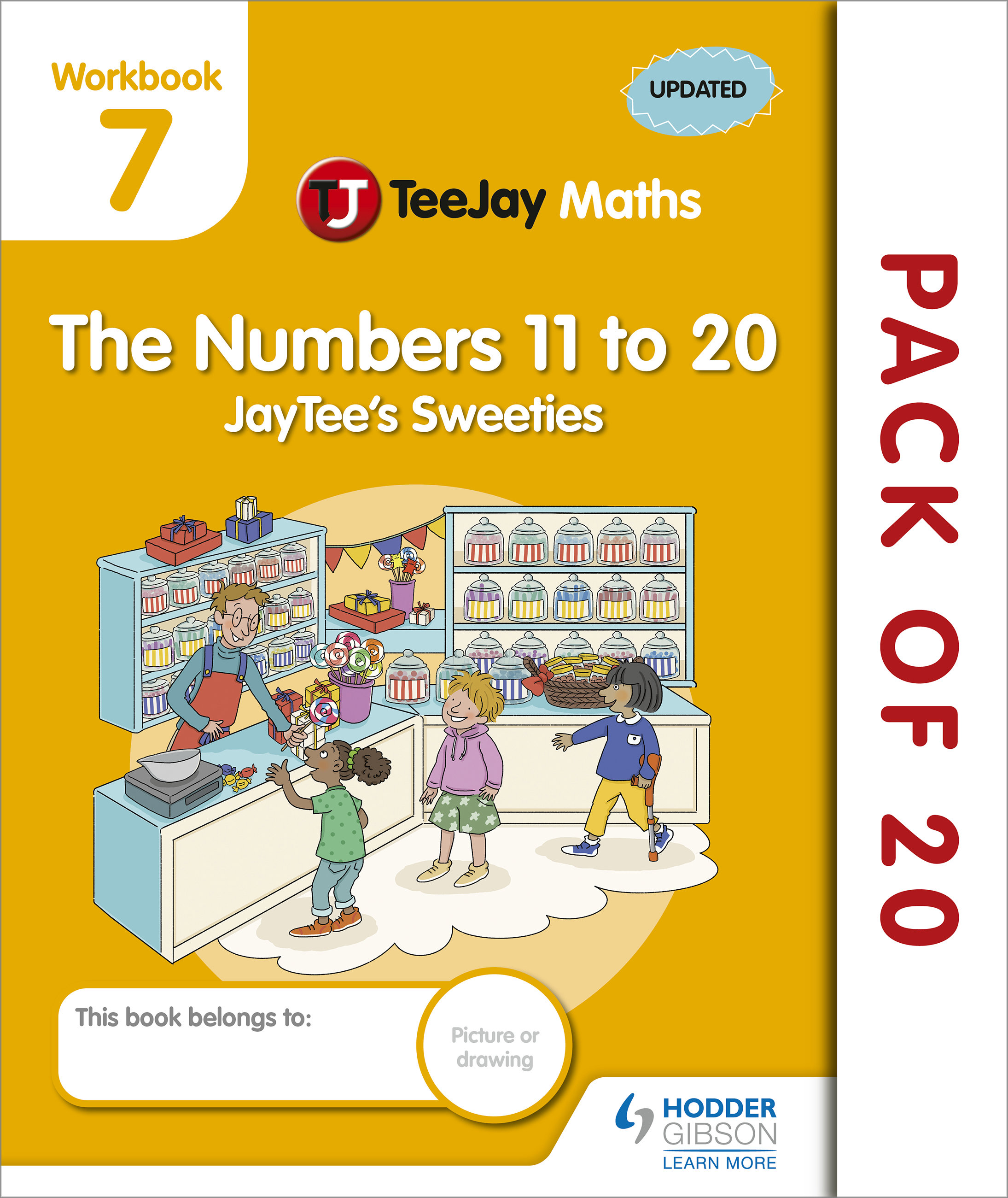 TeeJay Maths CfE Early Level Workbook 7 (Pack of 20): The Numbers 11 to ...