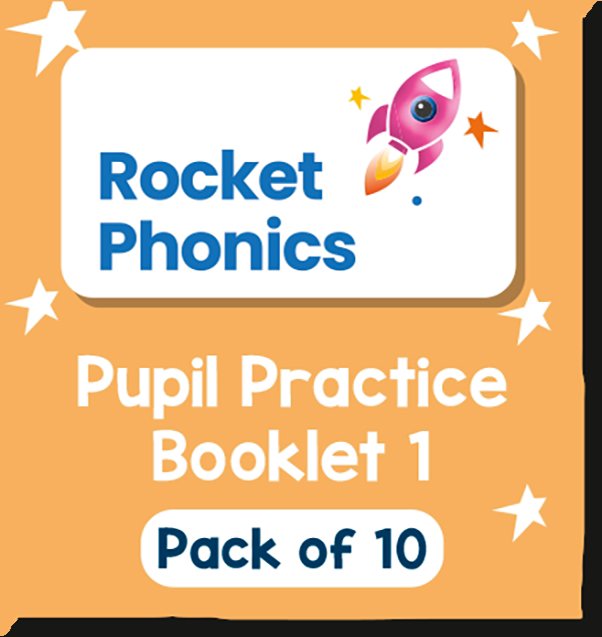 Reading Planet Rocket Phonics – Pupil Practice Booklet 1 – Pack of 10