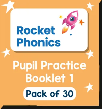 Reading Planet Rocket Phonics – Pupil Practice Booklet 1 – Pack of 30