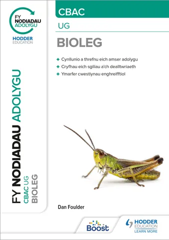Fy Nodiadau Adolygu: CBAC Bioleg UG (My Revision Notes: WJEC/Eduqas AS ...
