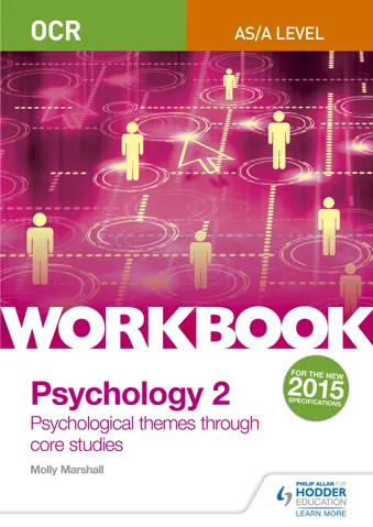 OCR Psychology for A Level Workbook 2 | Hachette Learning