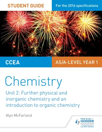CCEA AS Unit 2 Chemistry Student Guide: Further Physical and Inorganic ...