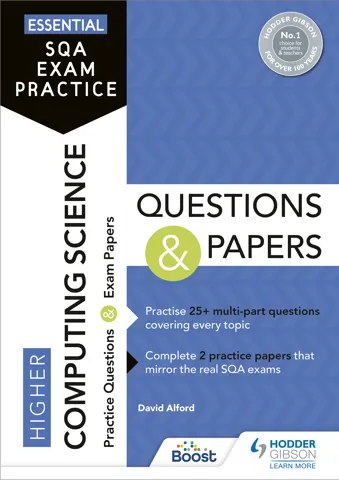 Essential SQA Exam Practice: Higher Computing Science Questions and ...